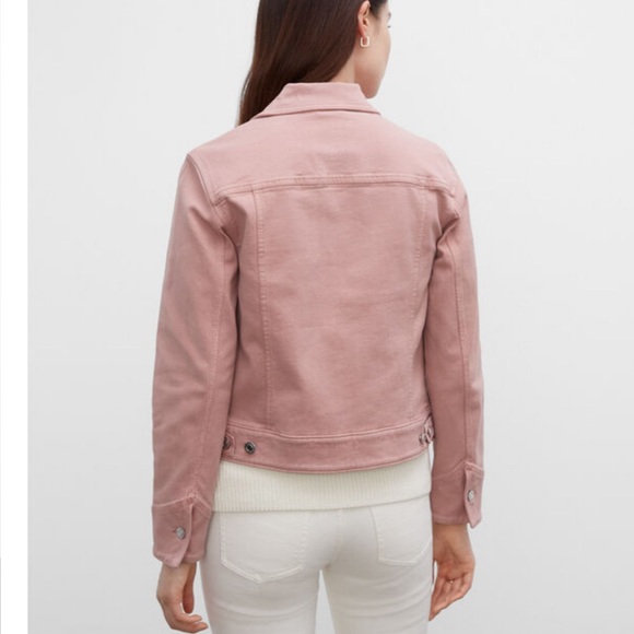 Club Monaco | Jackets & Coats | Club Monaco Tea Dyed Zip Front Trucker ...